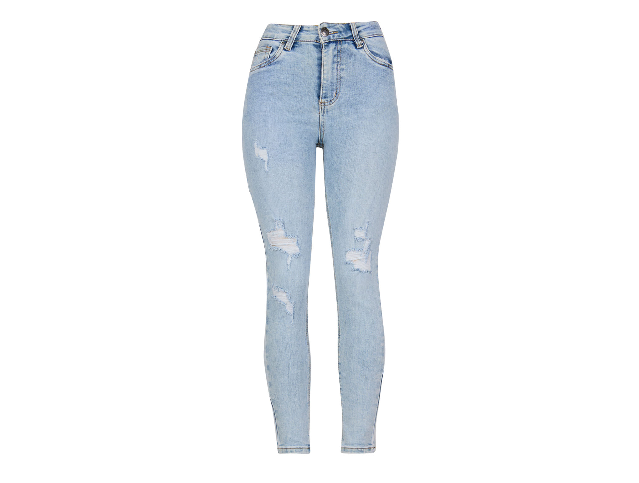 Jeans Nyd Jeans Skinny Rasgado Para Mujer BHI2310569N